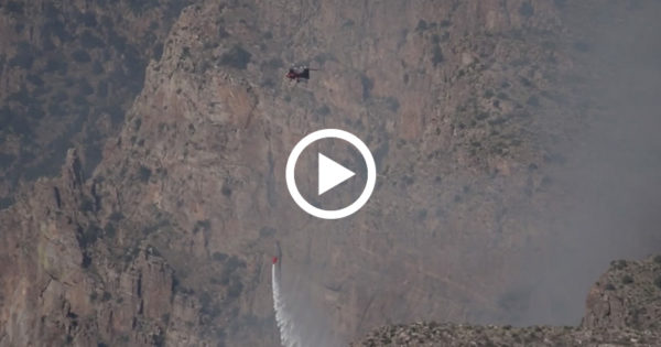 Helping firefighters in Arizona with the Chinook - Watch U.S. Fly